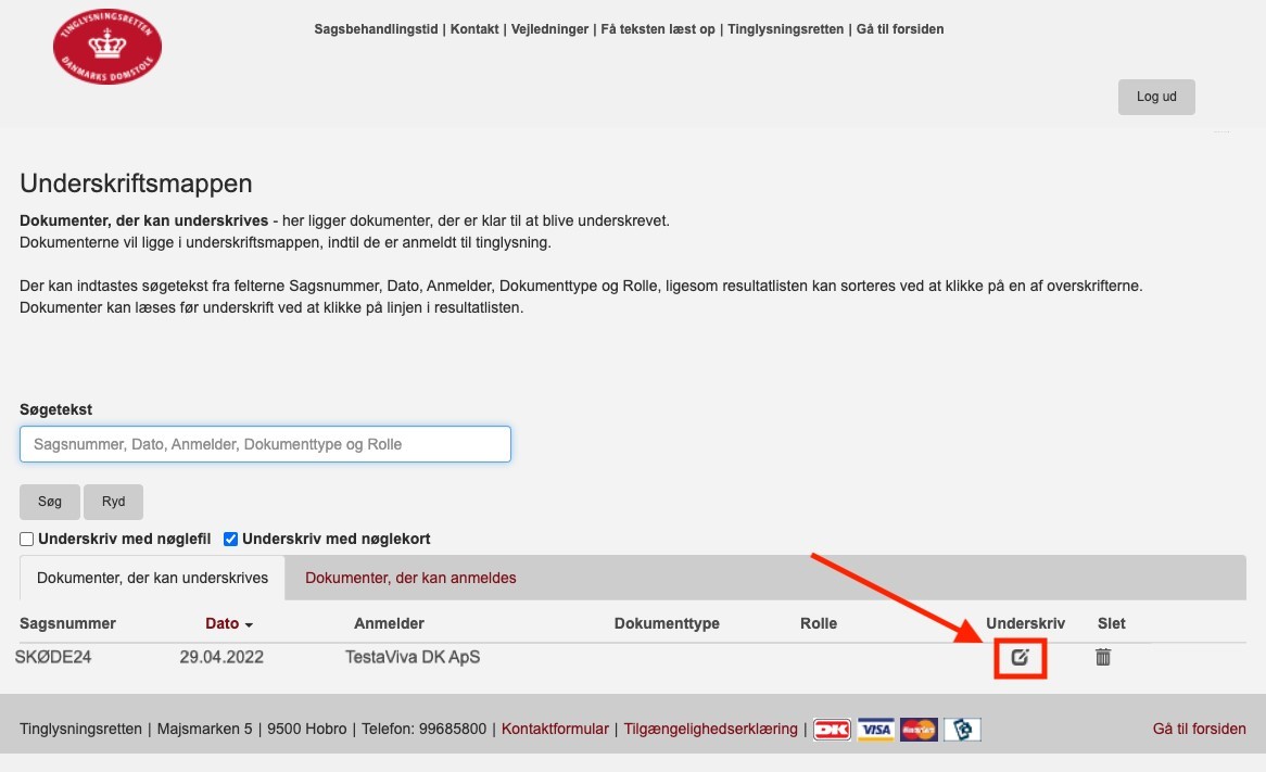 Sådan underskriver du et skøde på Tinglysning.dk